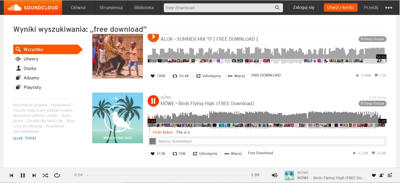 Darmowa i legalna strona do pobierania muzyki – Geex