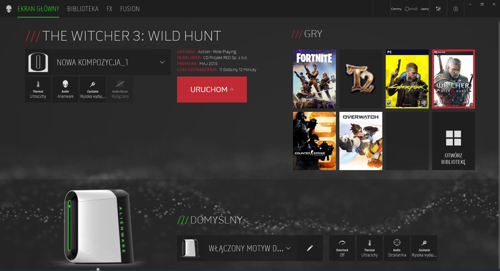 Komputer Alienware Aurora R10. Recenzja potężnego kosmity – Geex