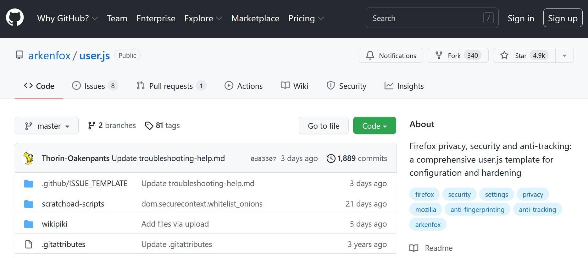 Arkenfox, czyli utwardzamy Firefoxa dzięki user.js – Geex