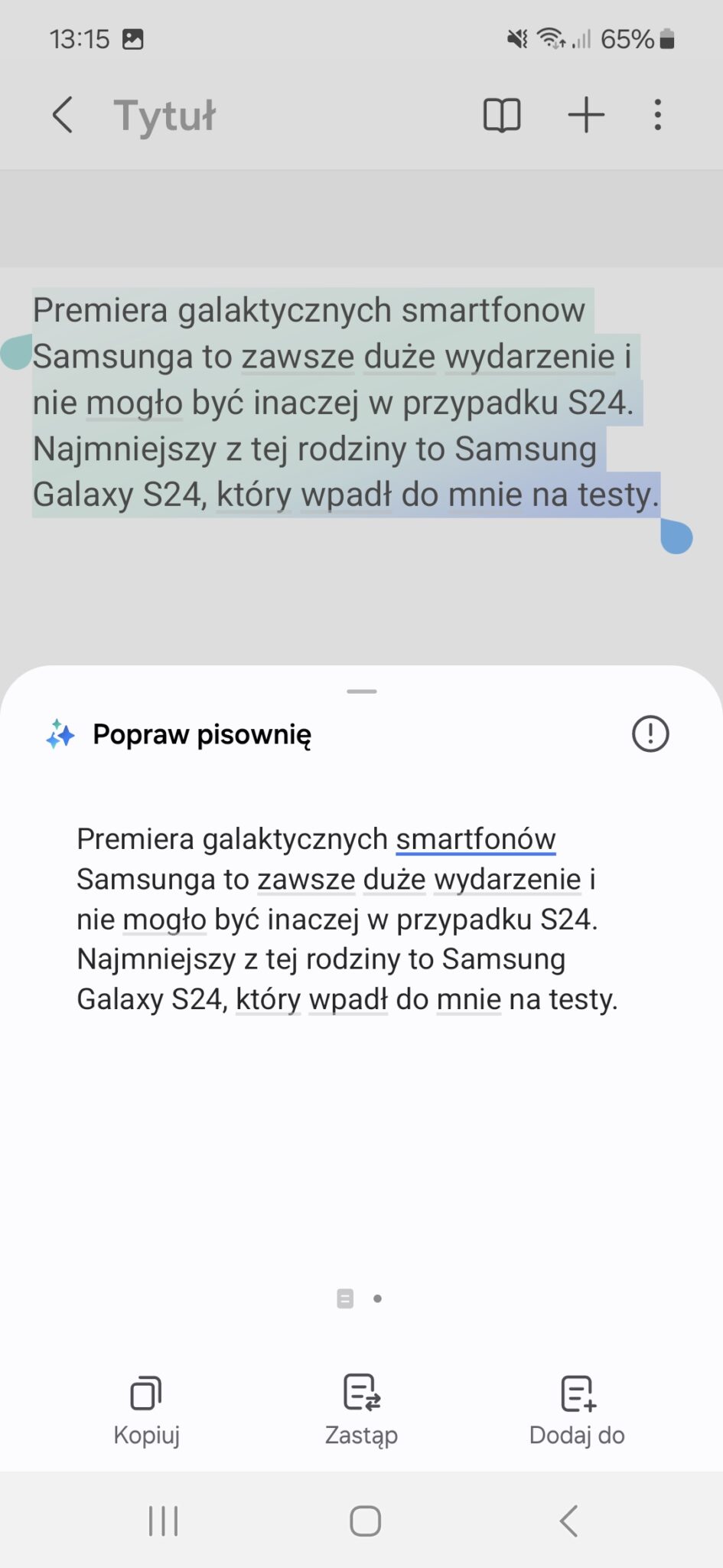 Galaktyczny maluch. Recenzja Samsung Galaxy S24 – Geex